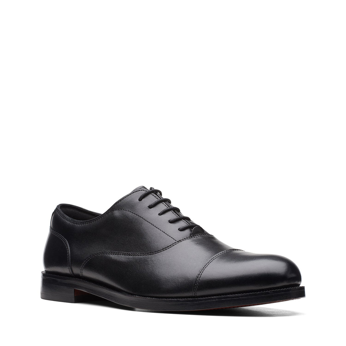 Mens - Craftdean Cap Black Leather – Clarks Kuwait